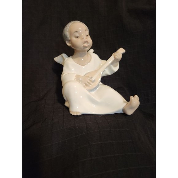 Lladro | Holiday | Lladro 4537 Angel Black Legacy Collection African ...